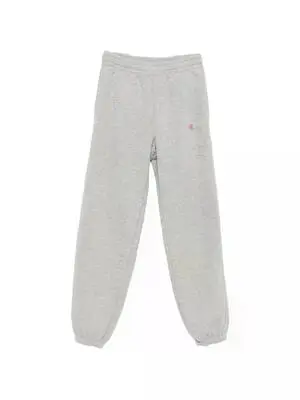 ANINE BING Karter Logo-embroidered Elasticated Track Pants - Grey