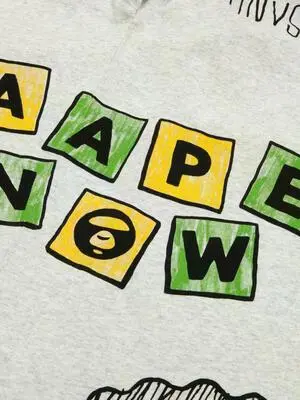 AAPE BY *A BATHING APE Multi-logo Print T-shirt
