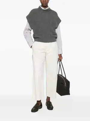 Brunello Cucinelli Ribbed-knit Sleeveless Sweater