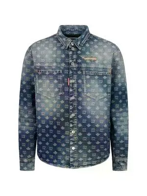 Dsquared2 Monogram Denim Carpenter Shirt