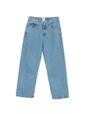 ARTE ANTWERP Logo-print Straight-leg Jeans - Blue