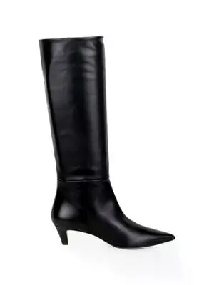CHANTAL Pointed-toe Kitten-heel Boots