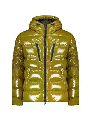 Herno Hooded Padded Jacket With Glossy Finish
