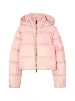 Burberry Check Trim Ambleside Puffer Jacket