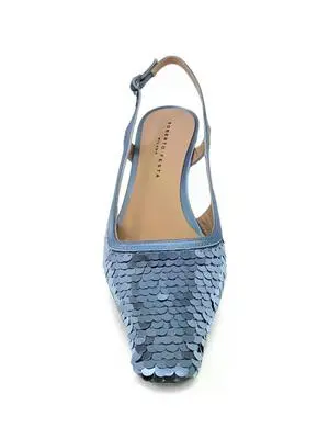 Roberto Festa Sequin-embellished Slingback Pumps