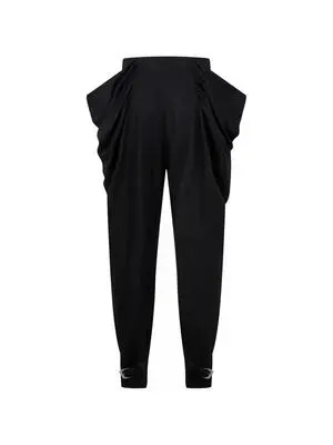 Alberta Ferretti Pleated Buckled-cuff Trousers