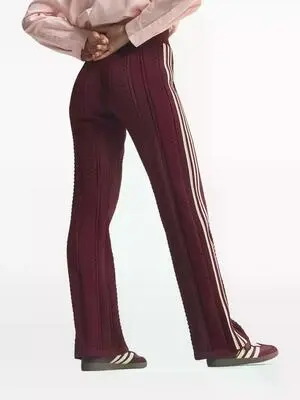 Adidas Chevron Knit Track Pants - Red