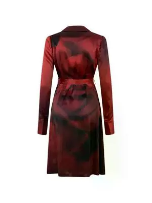 Alberta Ferretti Ombre Print Silk Jacket