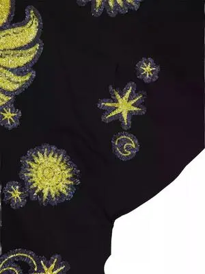 PAULA Areta Sequin Embroidered Dress - Black