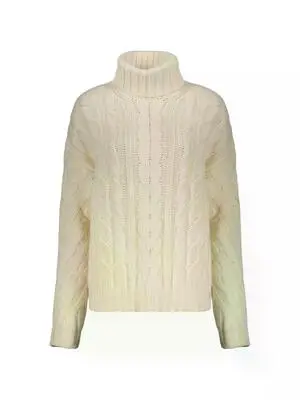 HERNO Herno Wool Cable-Knit Turtleneck Sweater