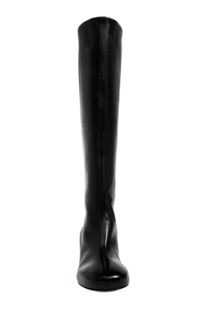 Agl Leather Wedge Knee-high Boots