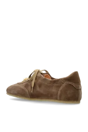 Agl Suede "hoola" Sneakers With Decorative Laces