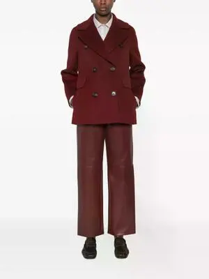 Max Mara Double-breasted Virgin-wool Coat