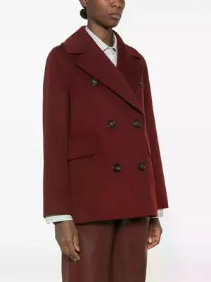 Max Mara Double-breasted Virgin-wool Coat