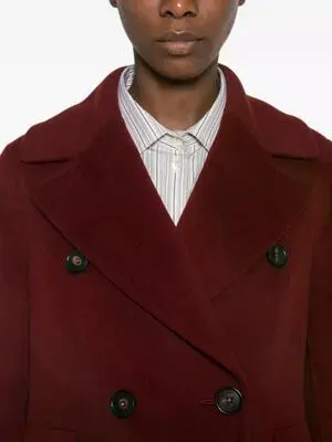 Max Mara Double-breasted Virgin-wool Coat