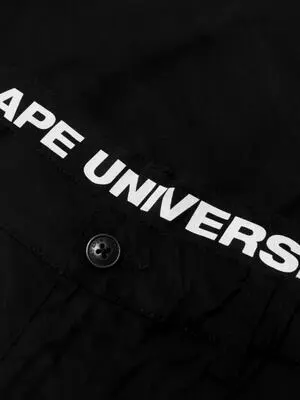 AAPE BY *A BATHING APE Embroidered Logo Shorts