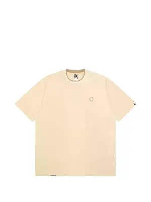 AAPE BY *A BATHING APE Moonface-patch T-shirt - Neutrals