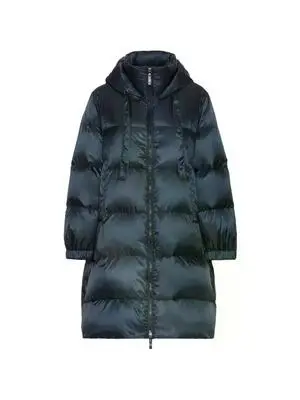 Max Mara Roomy Midi Puffer Jacket - Blue