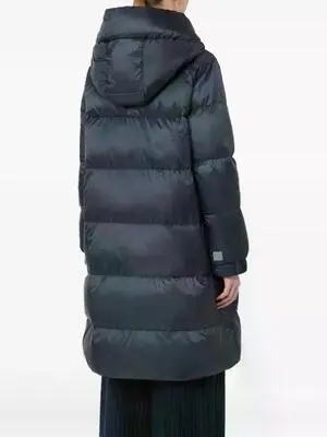 Max Mara Roomy Midi Puffer Jacket - Blue