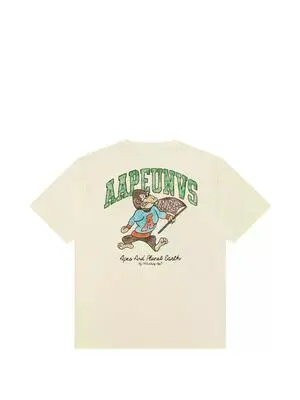 AAPE BY *A BATHING APE Graphic-print T-shirt - Neutrals