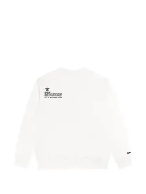 AAPE BY *A BATHING APE Moonface-embossed Sweatshirt