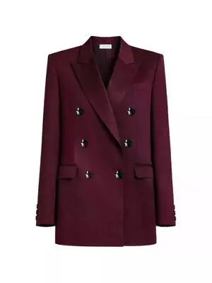 VIOLANTE NESSI Double-breasted Wool Blazer