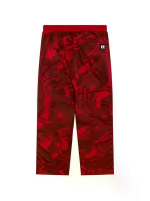 AAPE BY *A BATHING APE Moonface-patch Track Pants