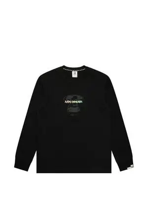 AAPE BY *A BATHING APE Moonface Graphic Sweatshirt - Black