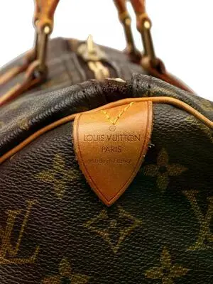 LOUIS VUITTON Monogram Keepall 45 Travel Bag - Brown