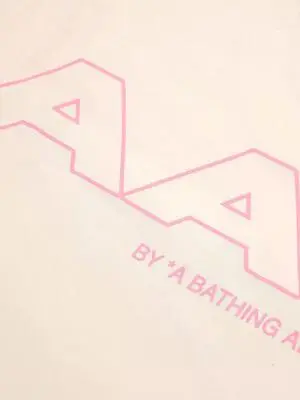 AAPE BY *A BATHING APE Moonface Embossed Panelled T-shirt