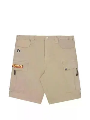 AAPE BY *A BATHING APE Moonface Cargo Shorts - Neutrals