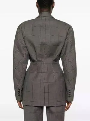MUGLER Houndstooth Pattern Blazer