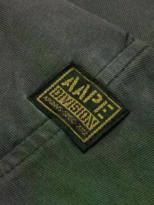 AAPE BY *A BATHING APE Moonface-patch Long-sleeve T-shirt