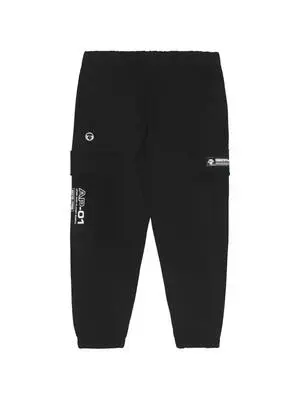 AAPE BY *A BATHING APE Moonface Cargo Track Pants - Grey
