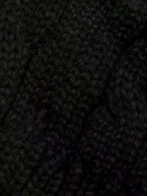 AAPE BY *A BATHING APE Cable-knit Logo-patch Beanie Hat
