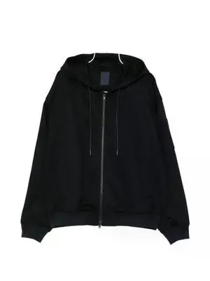JUUN.J Zip-up Raglan-sleeve Hoodie - Blue
