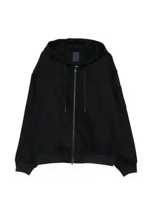 JUUN.J Zip-up Raglan-sleeve Hoodie - Blue