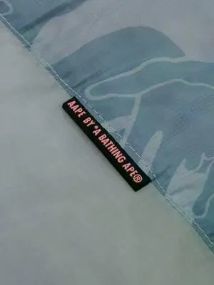 AAPE BY *A BATHING APE Hooded Jacket With Moonface Camouflage Print