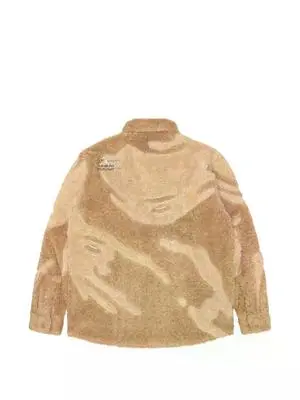 AAPE BY *A BATHING APE Moonface Fleece-texture Shirt Jacket