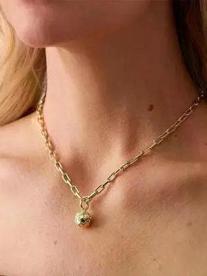 Sara Weinstock Diamond Honeycomb Ball Charm