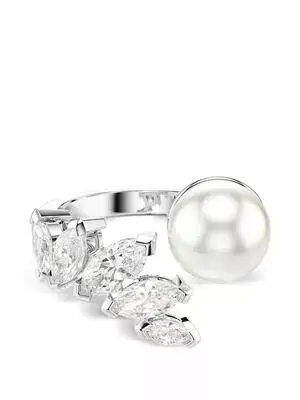 SWAROVSKI Mesmera Crystal-embellished Open Ring - Silver