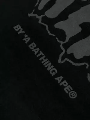 AAPE BY *A BATHING APE Moonface Camo-print T-shirt - Grey
