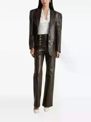 VIOLANTE NESSI Matisse Snake-effect Trousers