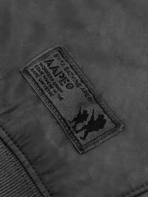 AAPE BY *A BATHING APE Moonface Panelled Half-zip Hoodie