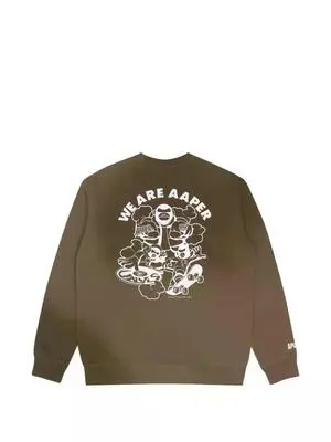 AAPE BY *A BATHING APE Aaper Graphic Gradient Sweatshirt