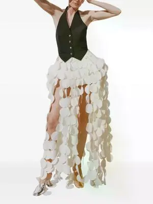 A.W.A.K.E. Mode Basque Multicircle Long Skirt