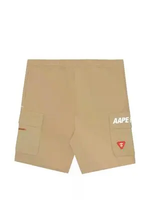 AAPE BY *A BATHING APE Moonface Cargo Shorts - Neutrals