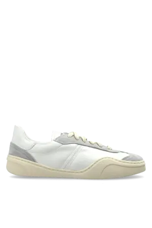 Acne Studios Acne Studios Paneled Suede And Leather Sneakers Grey