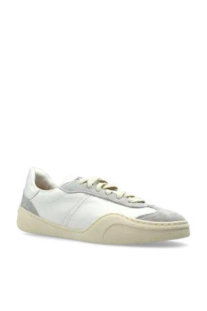 Acne Studios Paneled Suede And Leather Sneakers - Grey