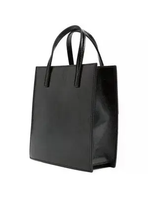 HIDESINS Logo-print Leather Tote Bag